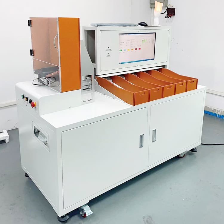 High Speed Automatic Battery Sorting Machine 5 Channel For Cylindrical ...