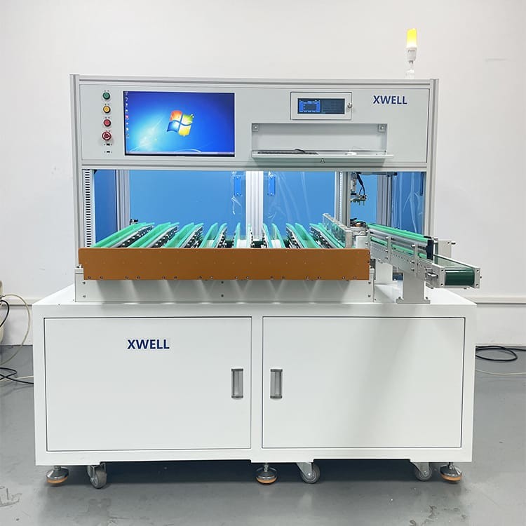 Compact Battery Cell Sorting Machine Automatic Prismatic Internal Resistance Battery Voltage Sorter