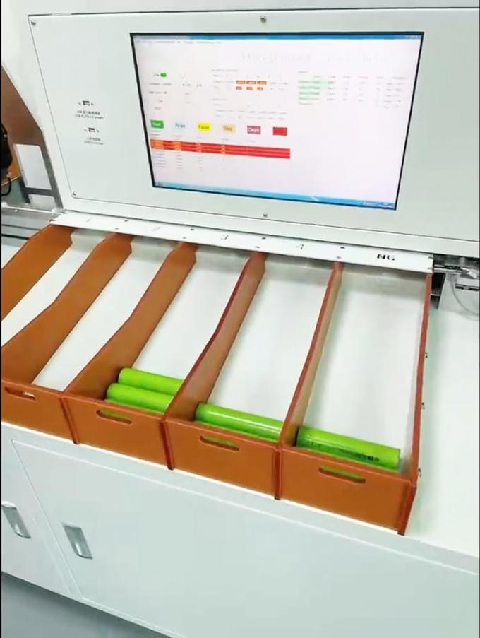 High Speed Automatic Battery Sorting Machine 5 Channel For Cylindrical ...